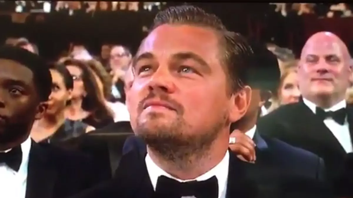 What did Chris Rock say for Leonardo to make this face?