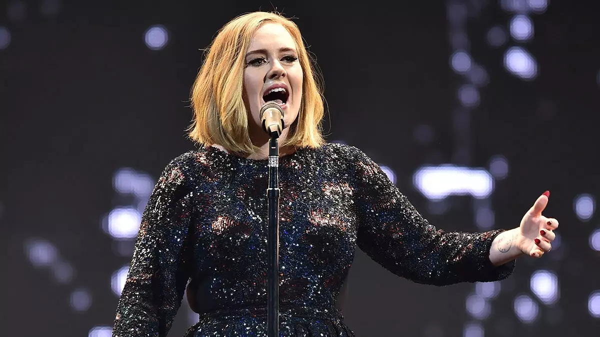 C'est la seule robe qu'Adele portera lors de sa tournée