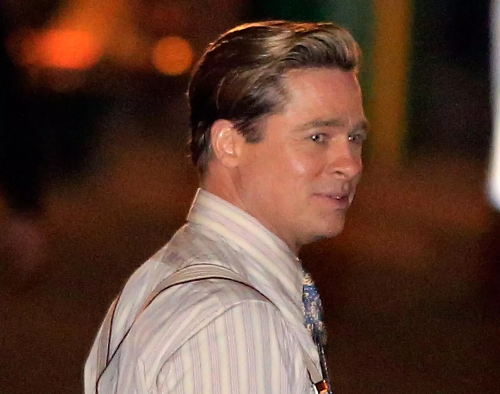 Brad Pitt alipiga picha kwenye seti ya 'Allied' huko Las Palmas.