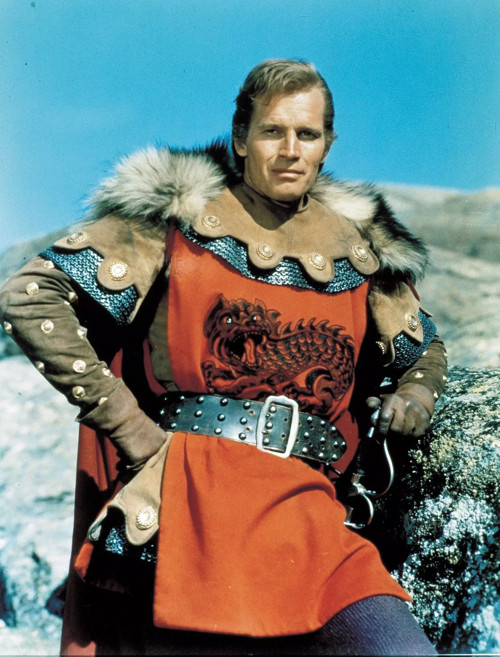 Charlton Heston caratterizzato.