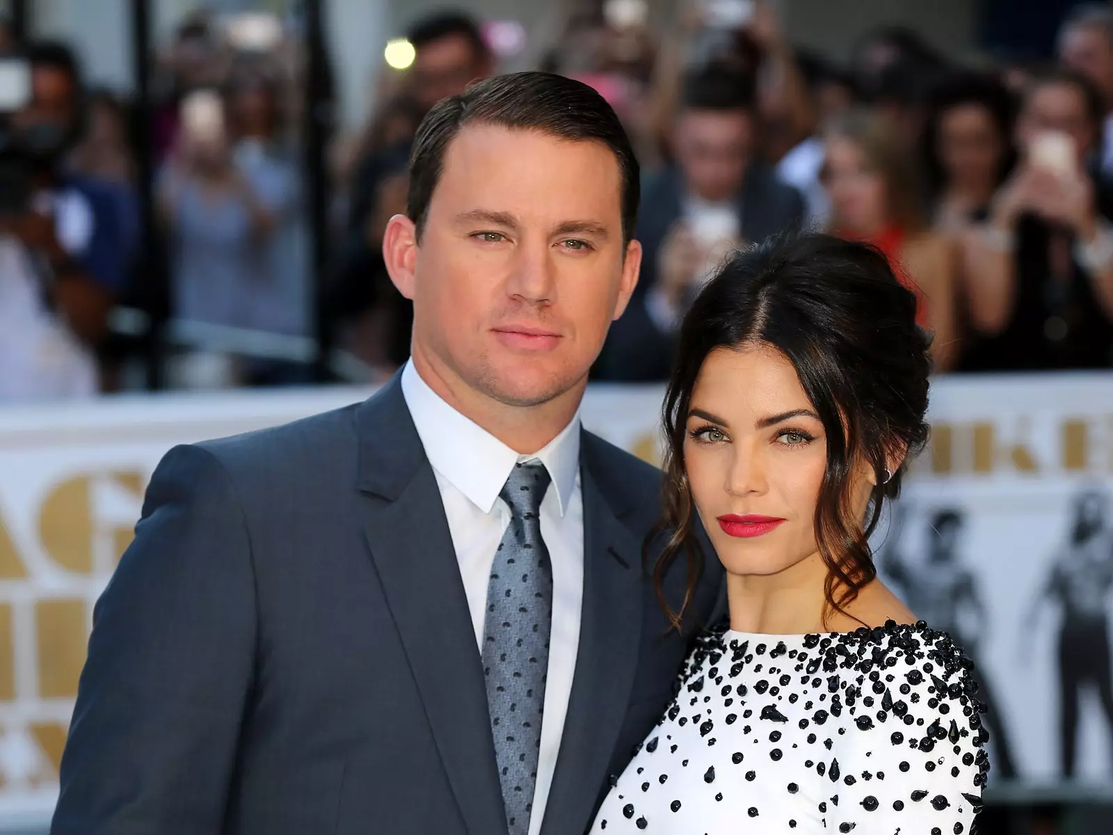 Channing Tatum र उनकी पत्नी जेना दिवान।