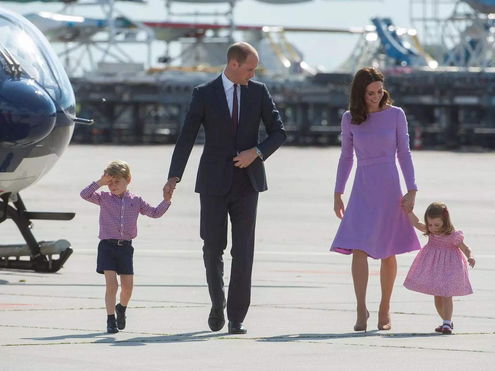 Prince William Kate Middleton at kanilang mga anak