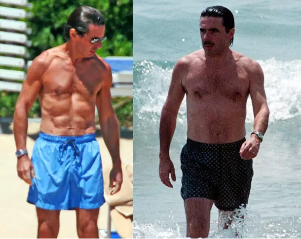 Aznar em 2009 e quando foi presidente em 2000.