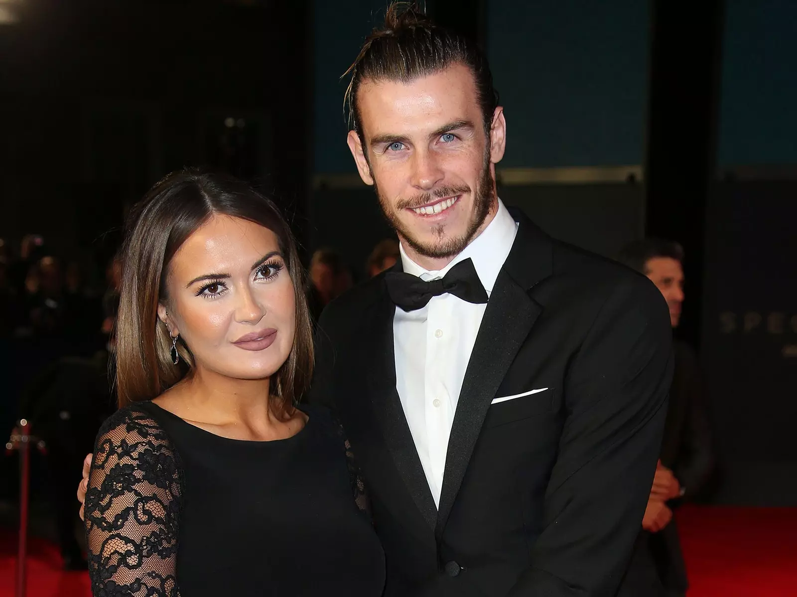 Gareth Bale et sa petite amie de longue date Emma RhysJones.