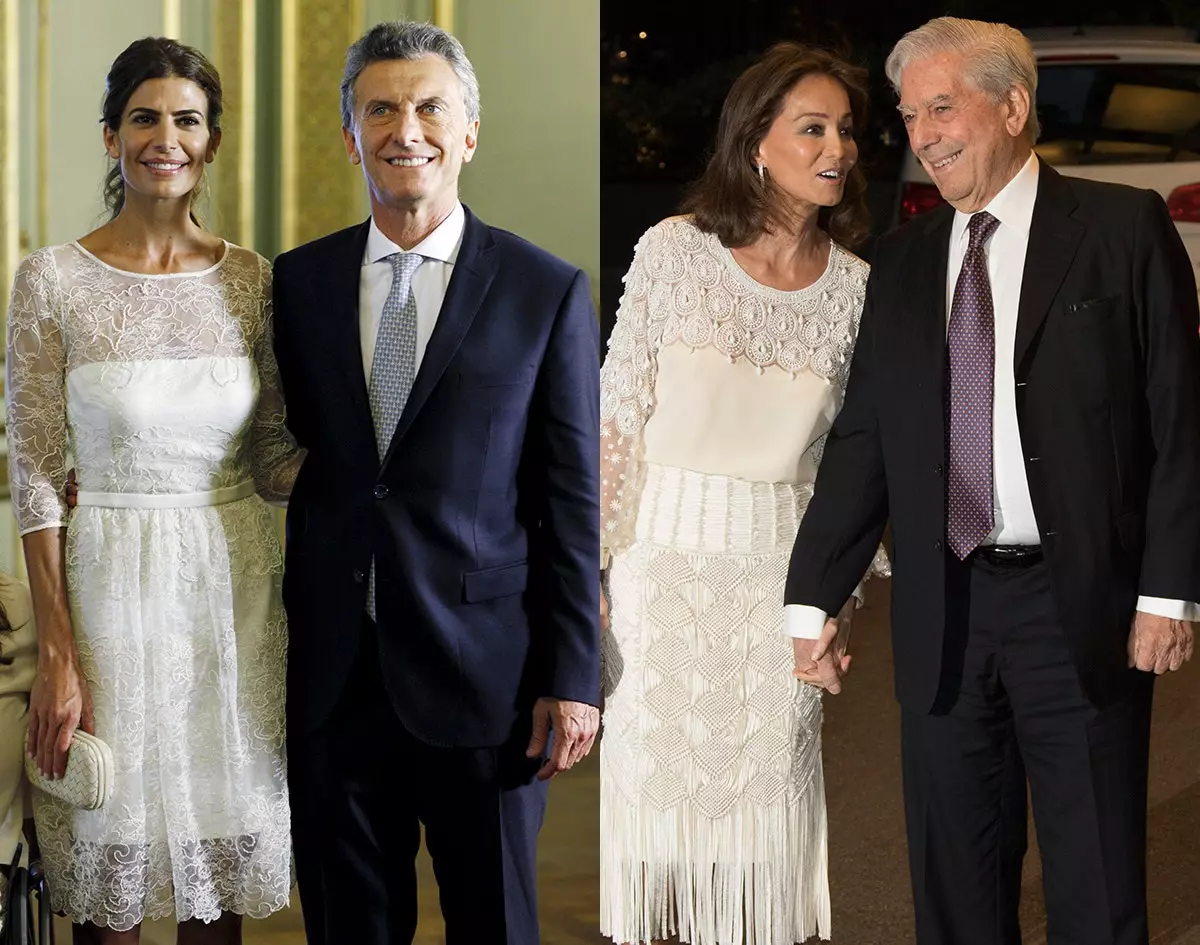 Juliana Awada da Mauricio Macri suna da kyakkyawar dangantaka da Isabel Preysler da Vargas Llosa.