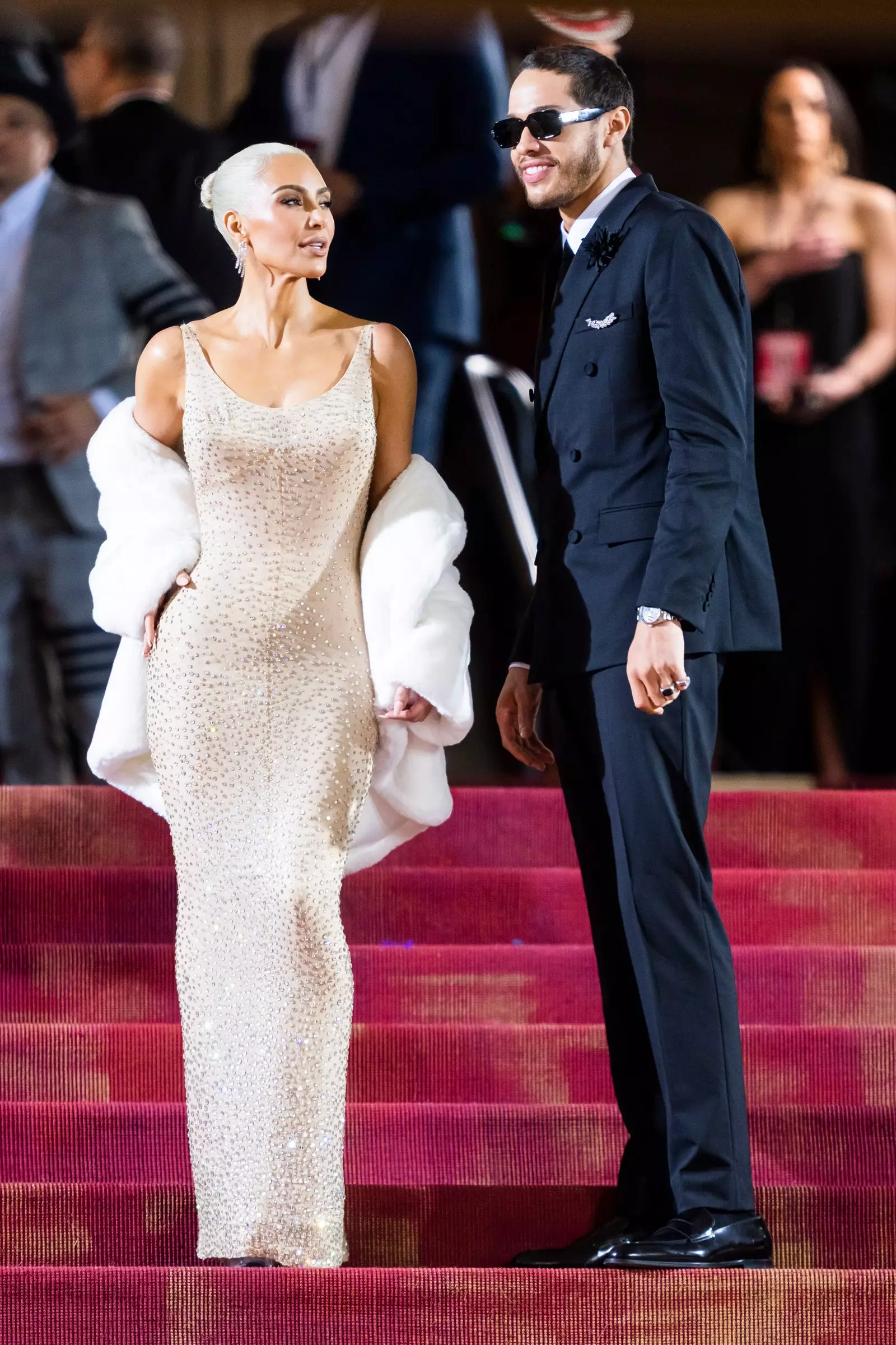 Kim Kardashian และ Pete Davidson ที่งาน Met Gala 2022