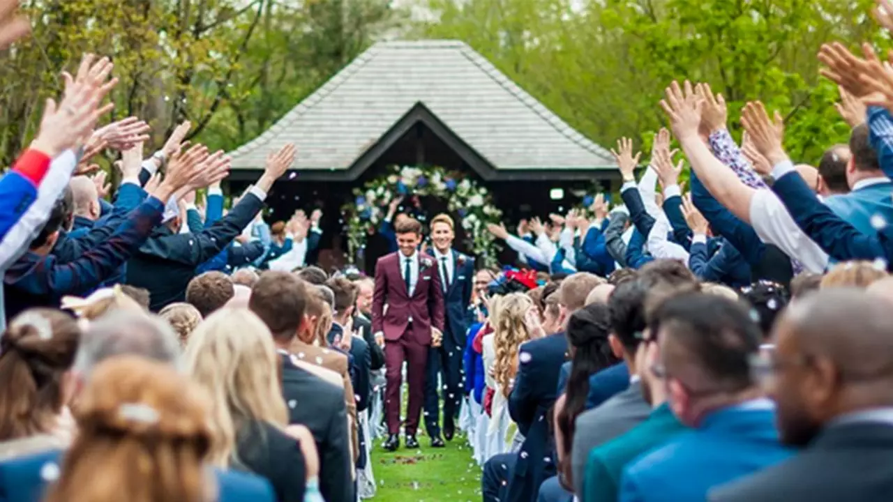 Kuri injyana ya Romeo na Juliet: ubu bwari ubukwe buhebuje bwa Tom Daley na Dustin Lance Black