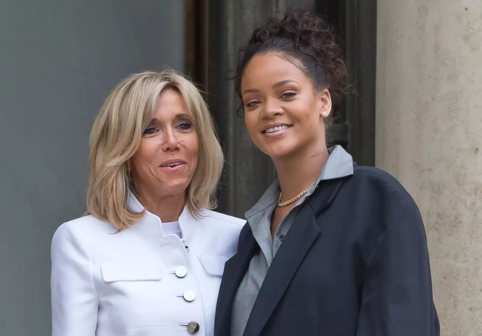 Brigitte Macron Rihanna