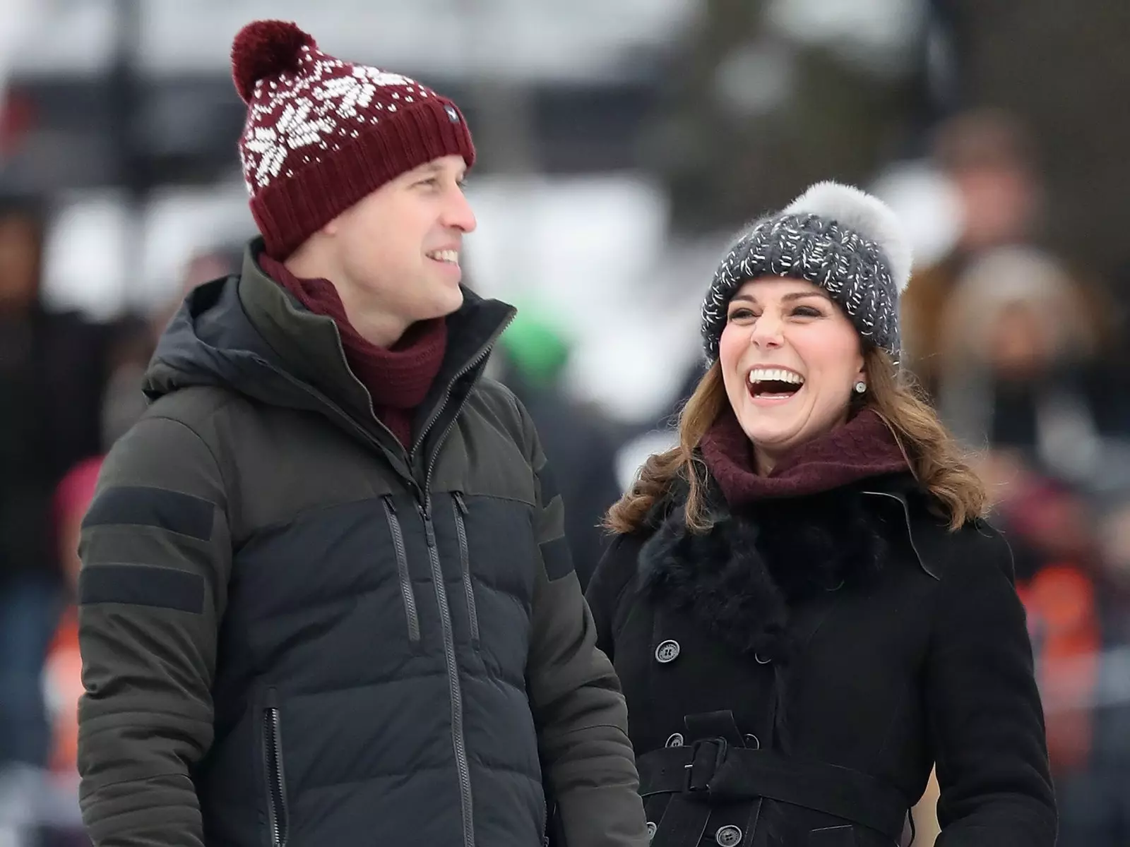 William en Kate yn Sweden.