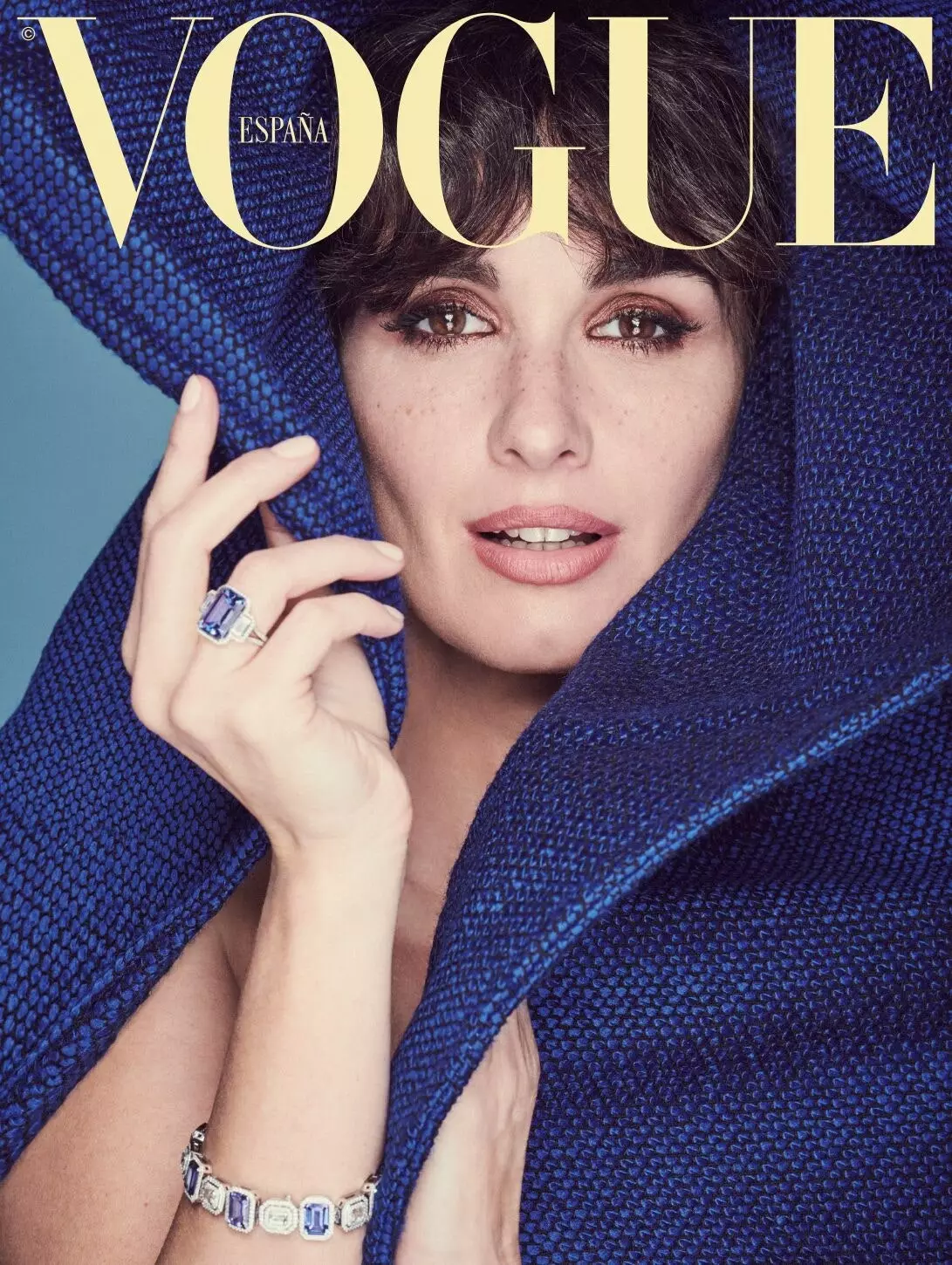 Paz Vega je fotografirala Penlope Cruz s pokrivalom Betto García