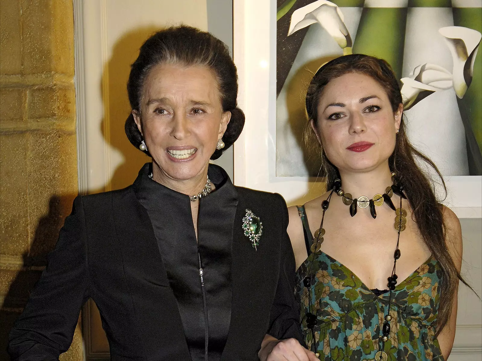 The Countess of Romanones with her granddaughter Carla Figueroa Domecq.