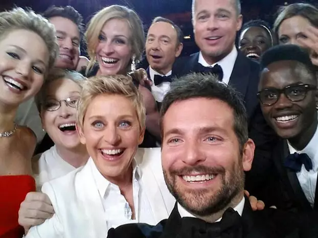 Selfie z Oskarów.