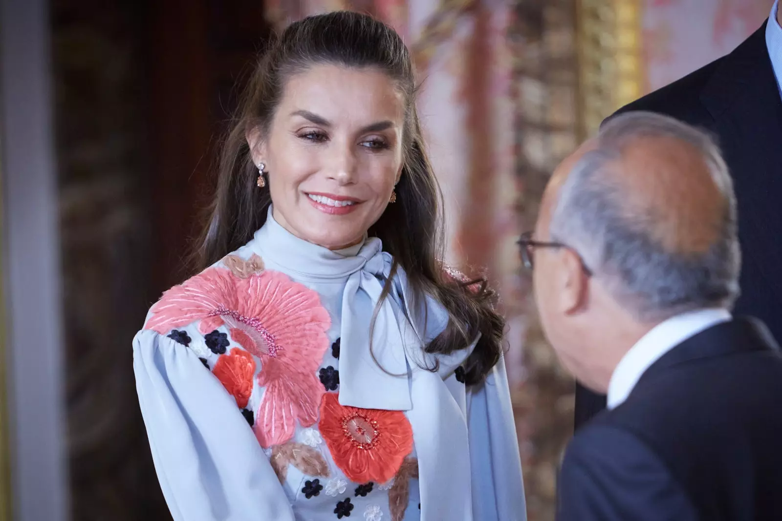 Königin Letizia Zähne mit Make-up befleckt