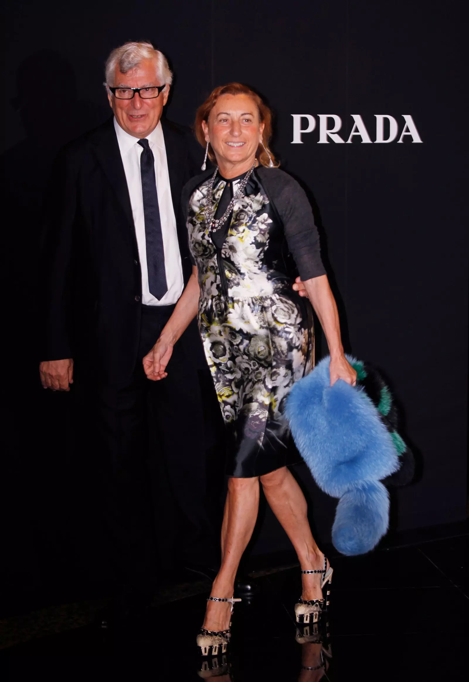 Miuccia Prada ati Patrizio Bertelli ni Ilu Họngi Kọngi. Ọdun 2011