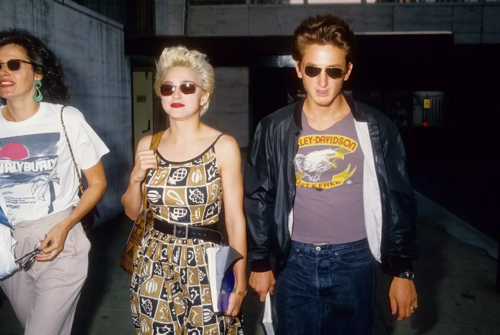 Madonna a Sean Penn yn 1986.