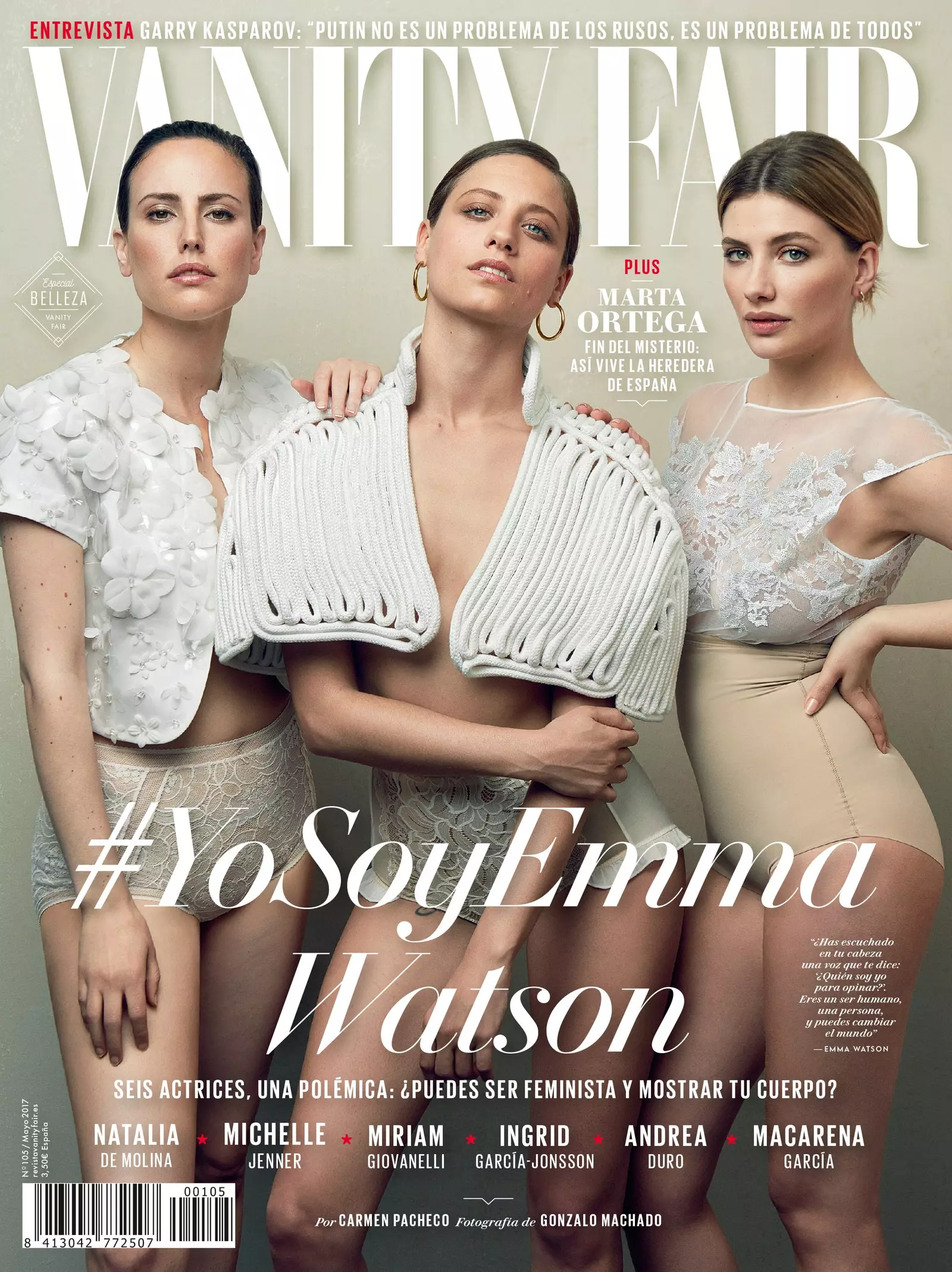 Portada de maig del 2017 de Vanity Fair.v