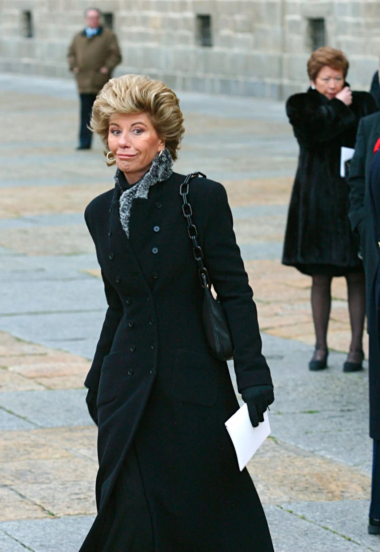 Tessa e Bavarisë në funeralin e Infanta Beatriz, halla e mbretit Juan Carlos. 2003