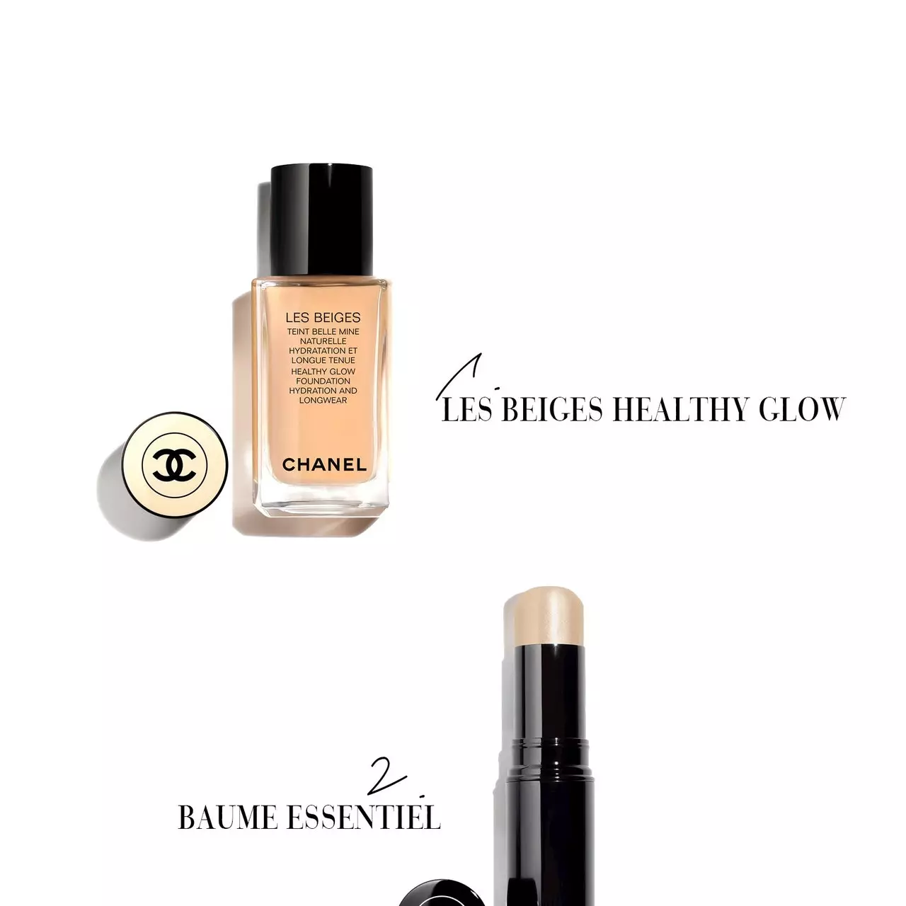 Les Beiges Healthy Glow va Baume Essentiel, Chanel tomonidan.