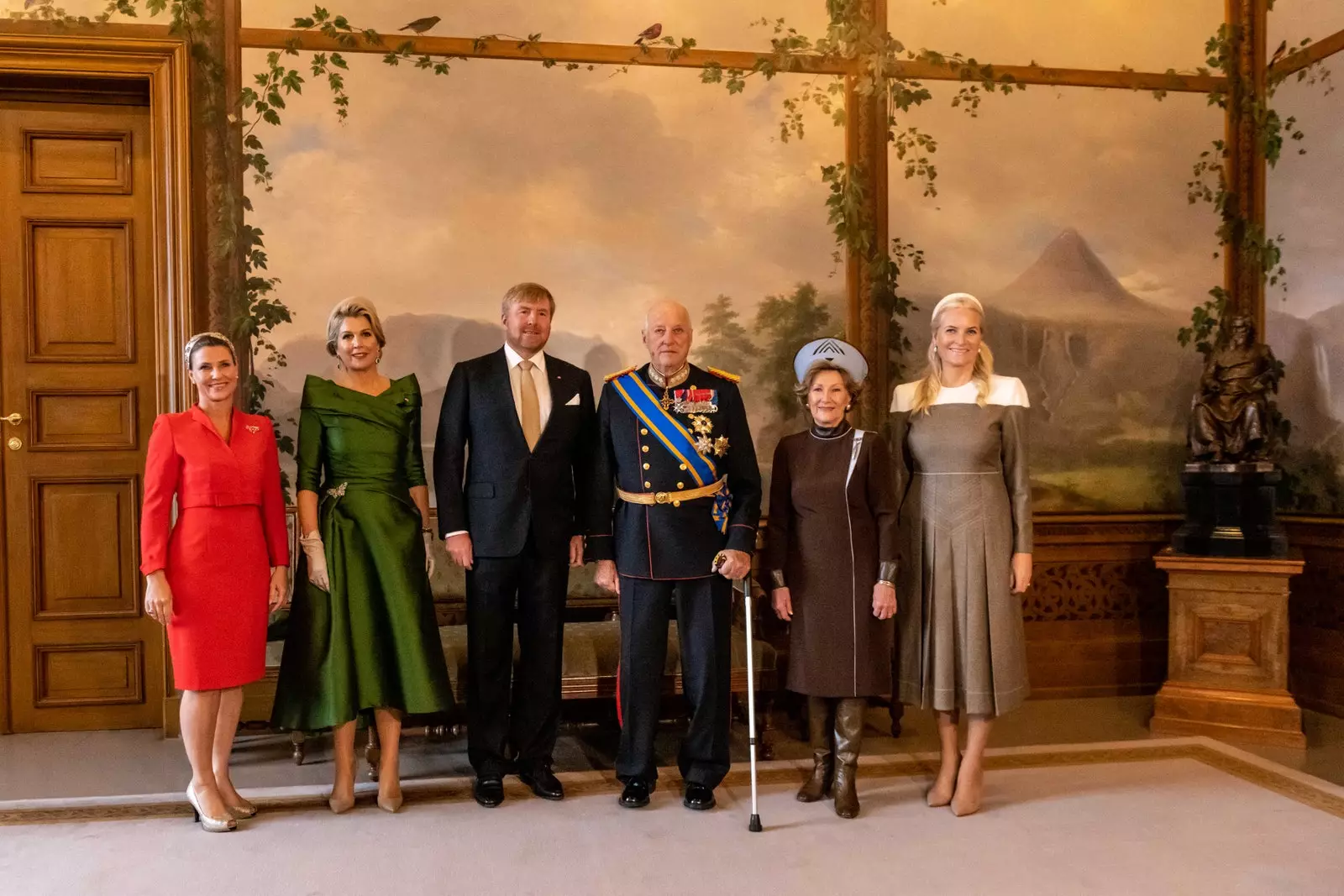 Tupu WillemAlexander ma Masiofo Maxima o Netherlands ma le Tupu Harald VQueen SonjaCrown Princess MetteMarit ma...