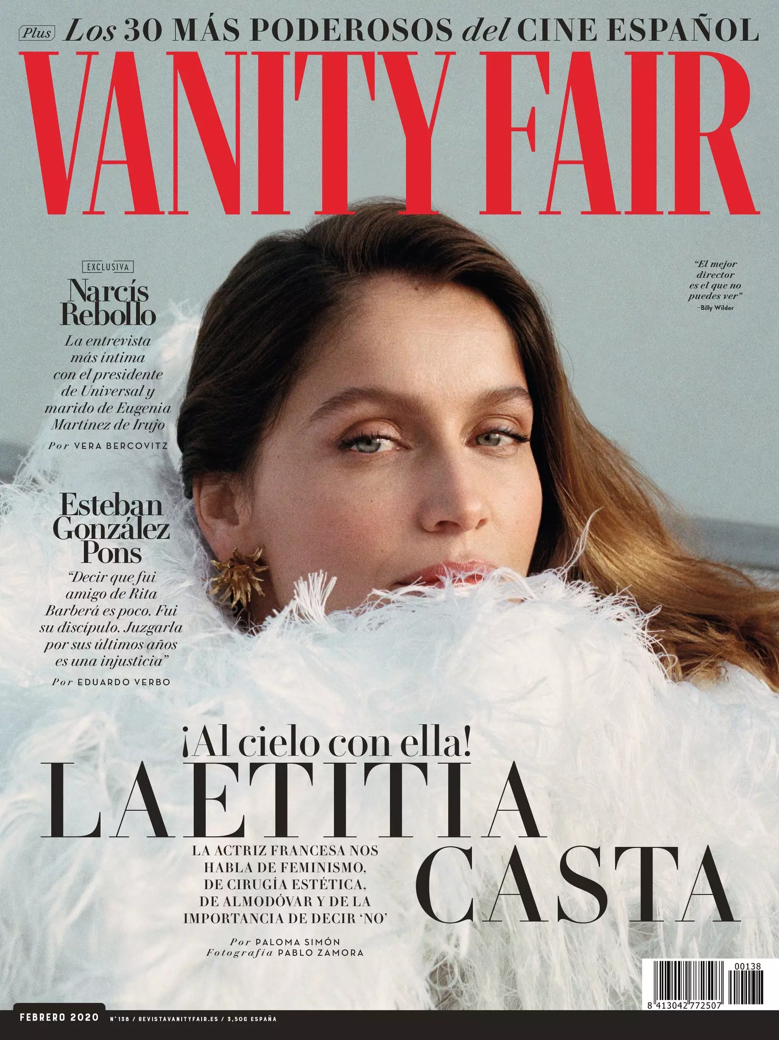 Vanity Fair сэтгүүлийн шинэ дугаарын од Лаетитиа Каста