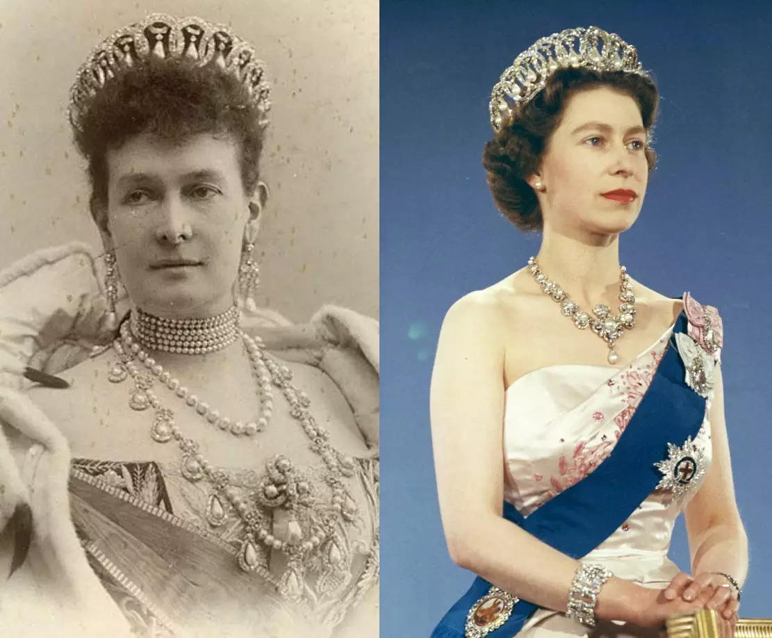 Орусиянын улуу герцогинясы Мария Пвловна менен Англиянын ханышасы Елизавета II экөө тең Владимир тиарасын тагынышат.