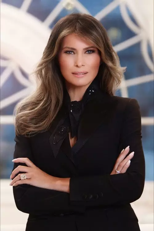 Melania Trumpi portree