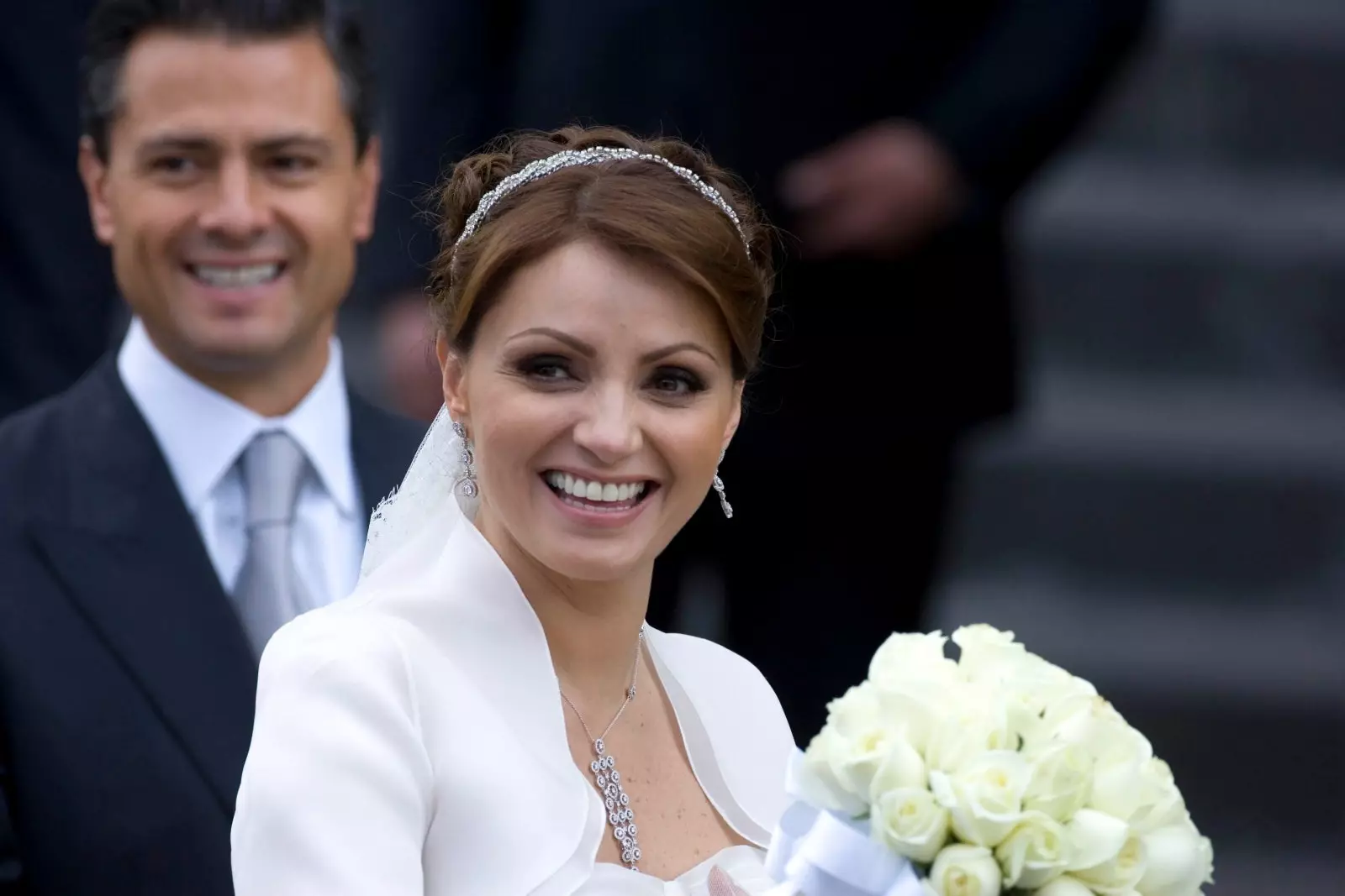 The wedding in the cathedral of Toluca in 2010.