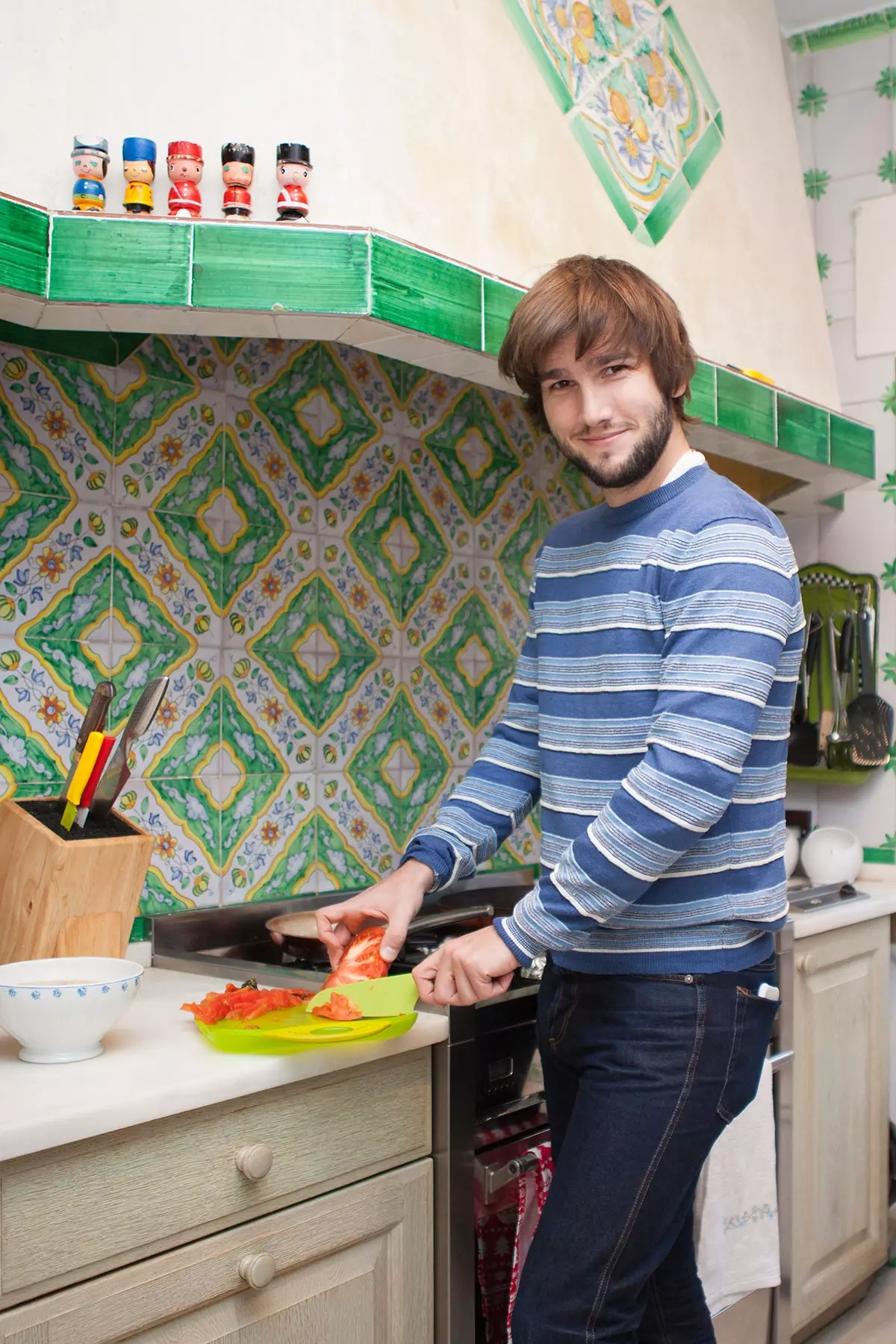 Lucas di dapur kolotna di Madrid.