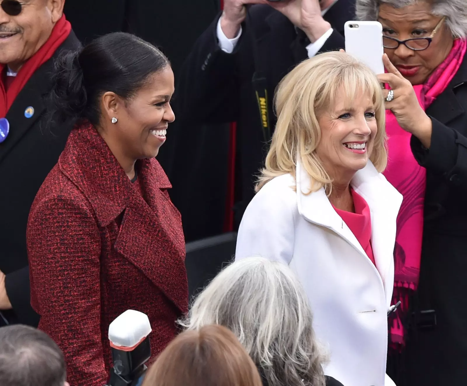 Michelle Obama și Jill Biden.