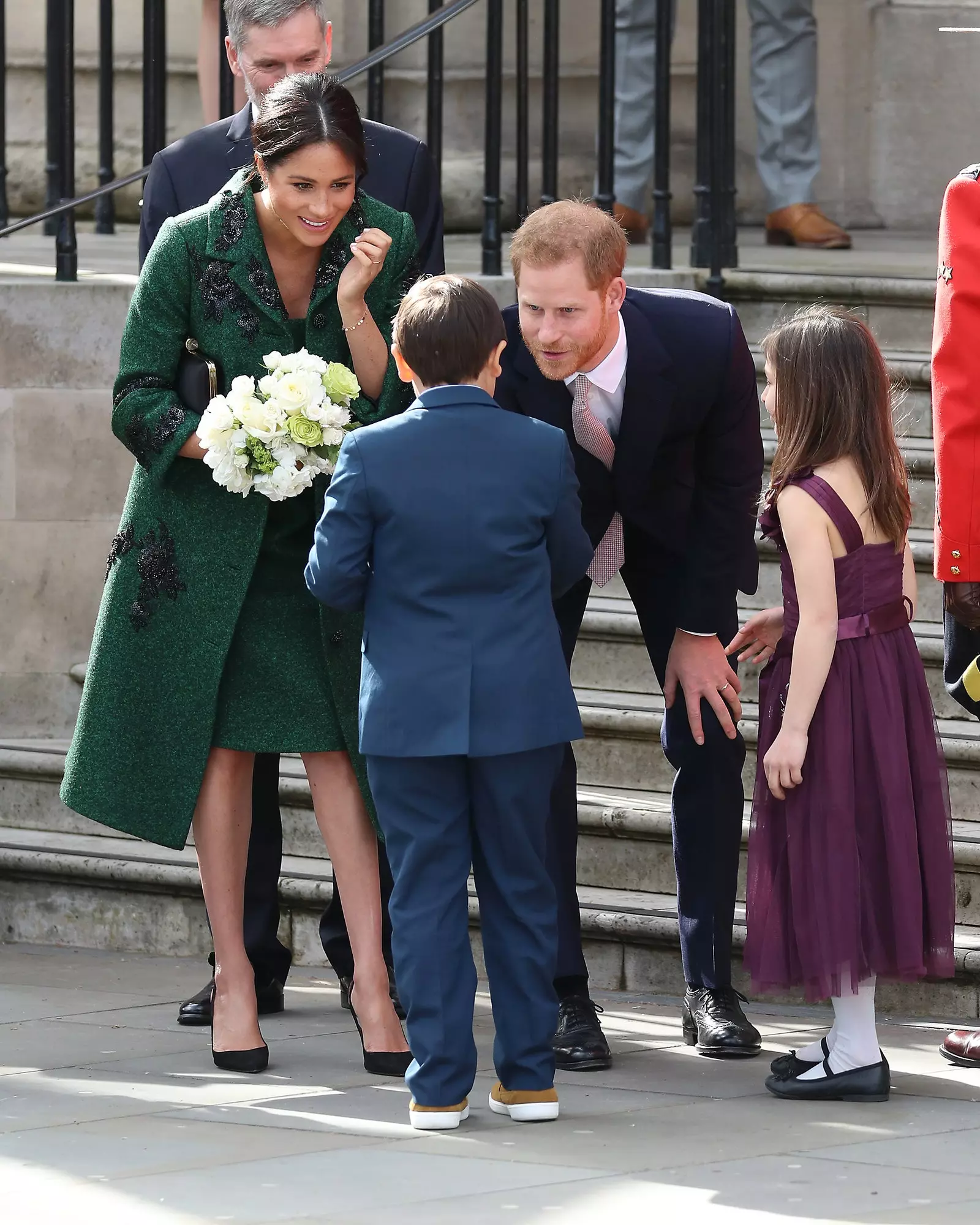 Meghan Markle e o príncipe Harry.