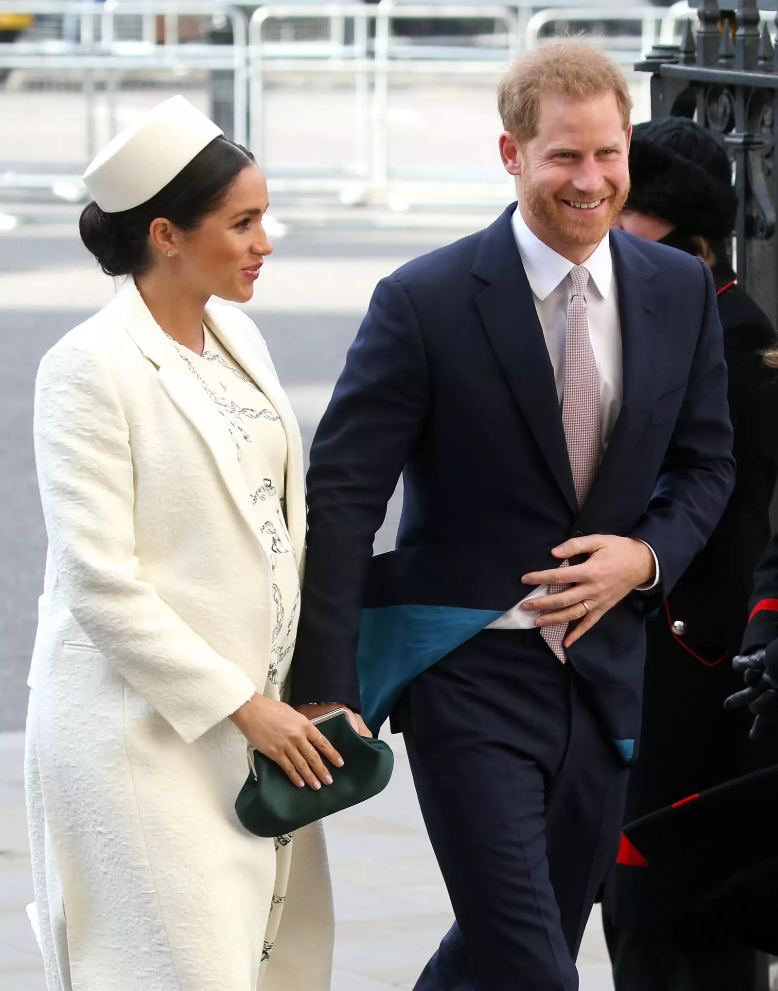 Meghan Markle med sit andet 'look' på dagen.