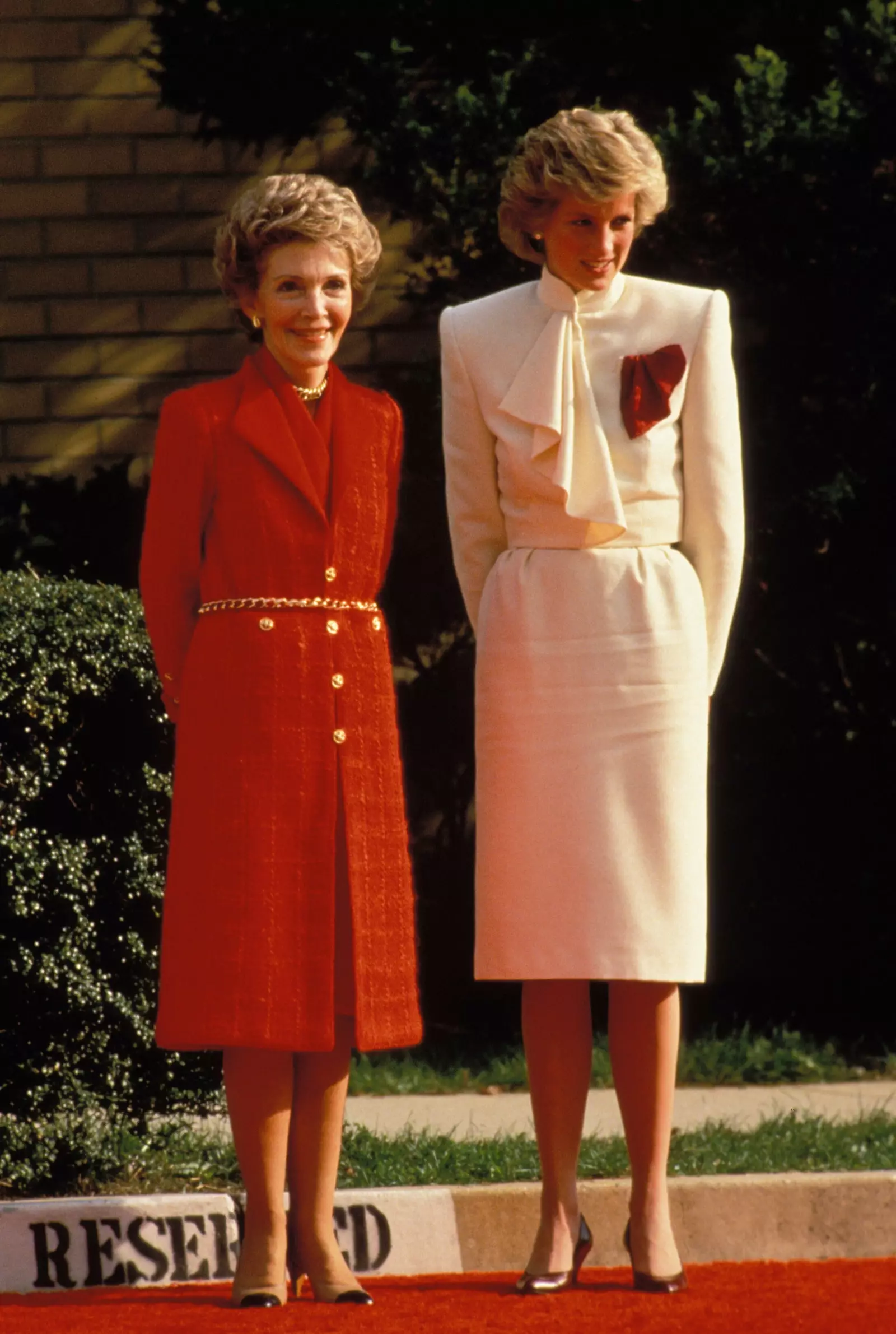 Nancy Reagan z Lady Di.