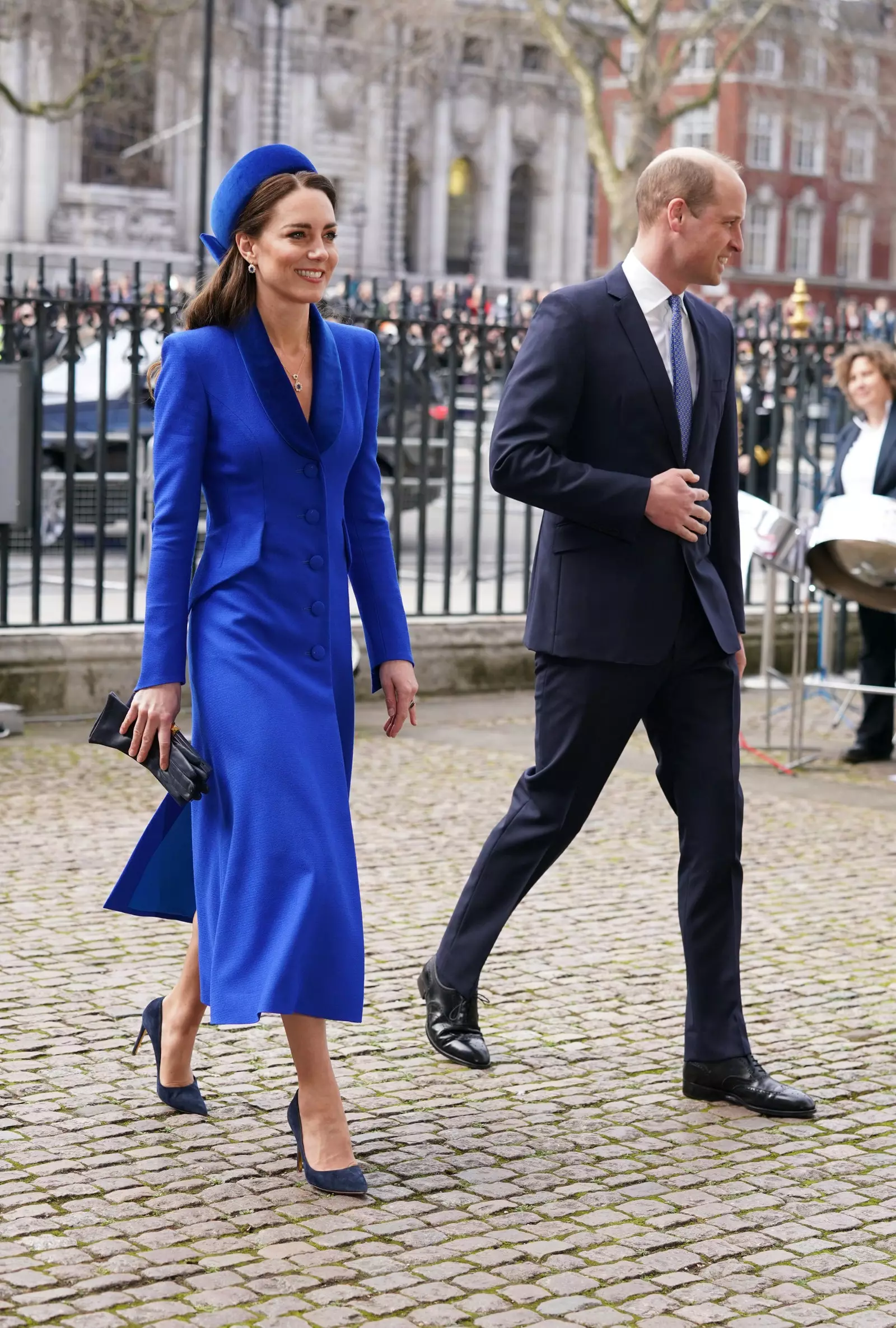 Hertugen og hertuginden af Cambridge på Commonwealth Day