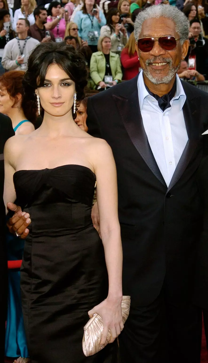 Paz Vega na Morgan Freeman mnamo 2006.