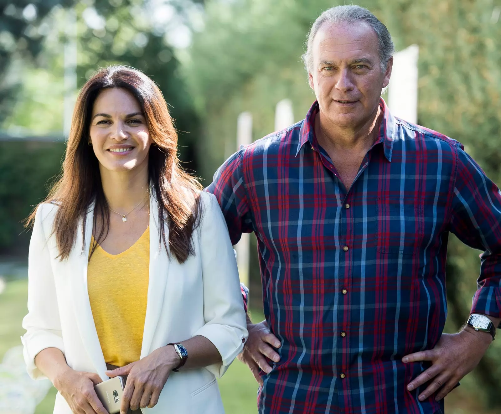 Fabiola Martinez e Bertin Osborne.