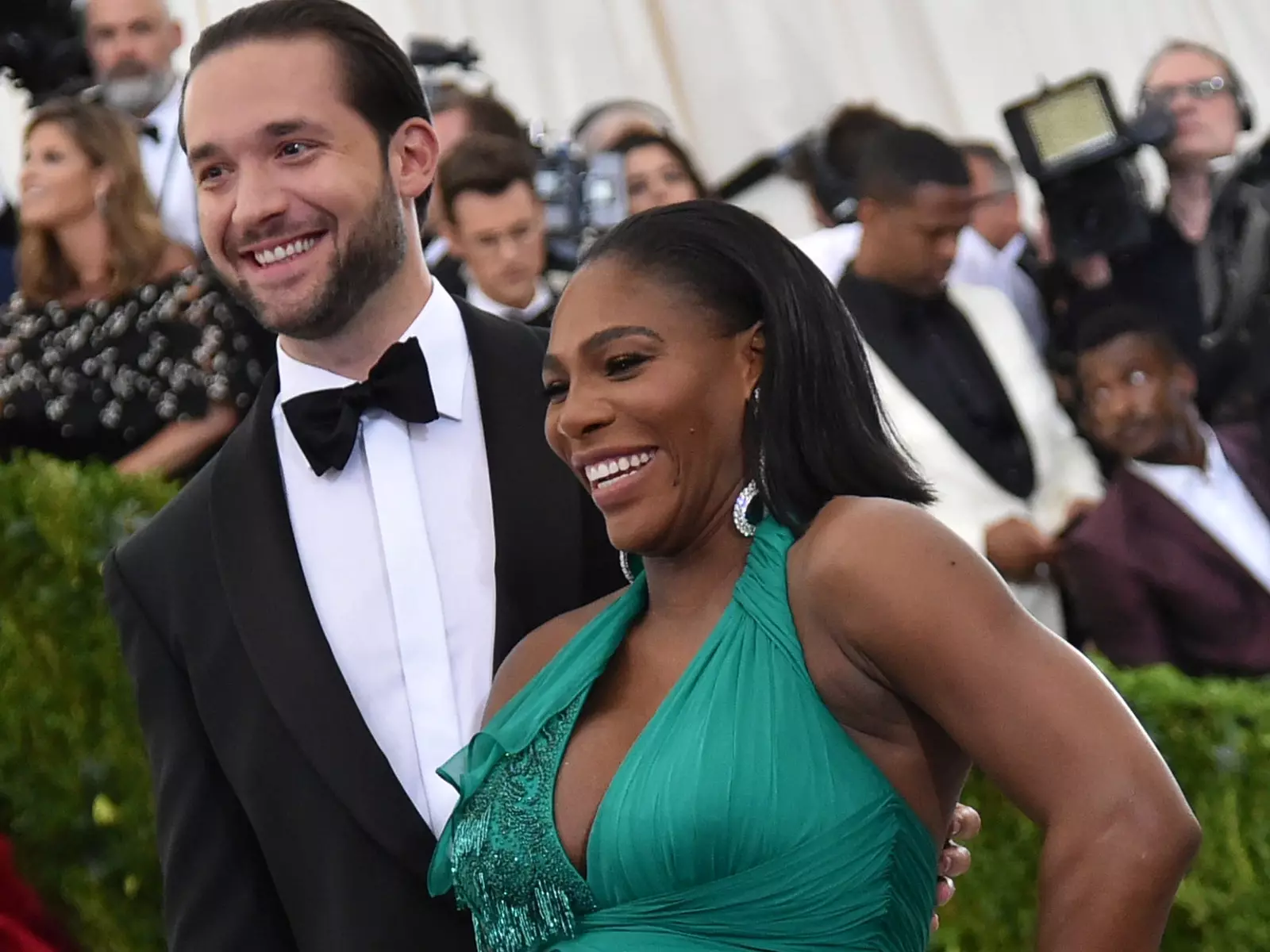 Serena Williamsová a Alexis Ohanian.