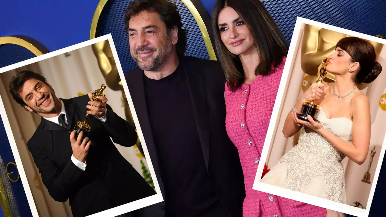 Hanburgesa, bi garrasi eta kasualitate mordoa: Penélope Cruz eta Javier Bardem-en istorioa Oscar sarietan zehar