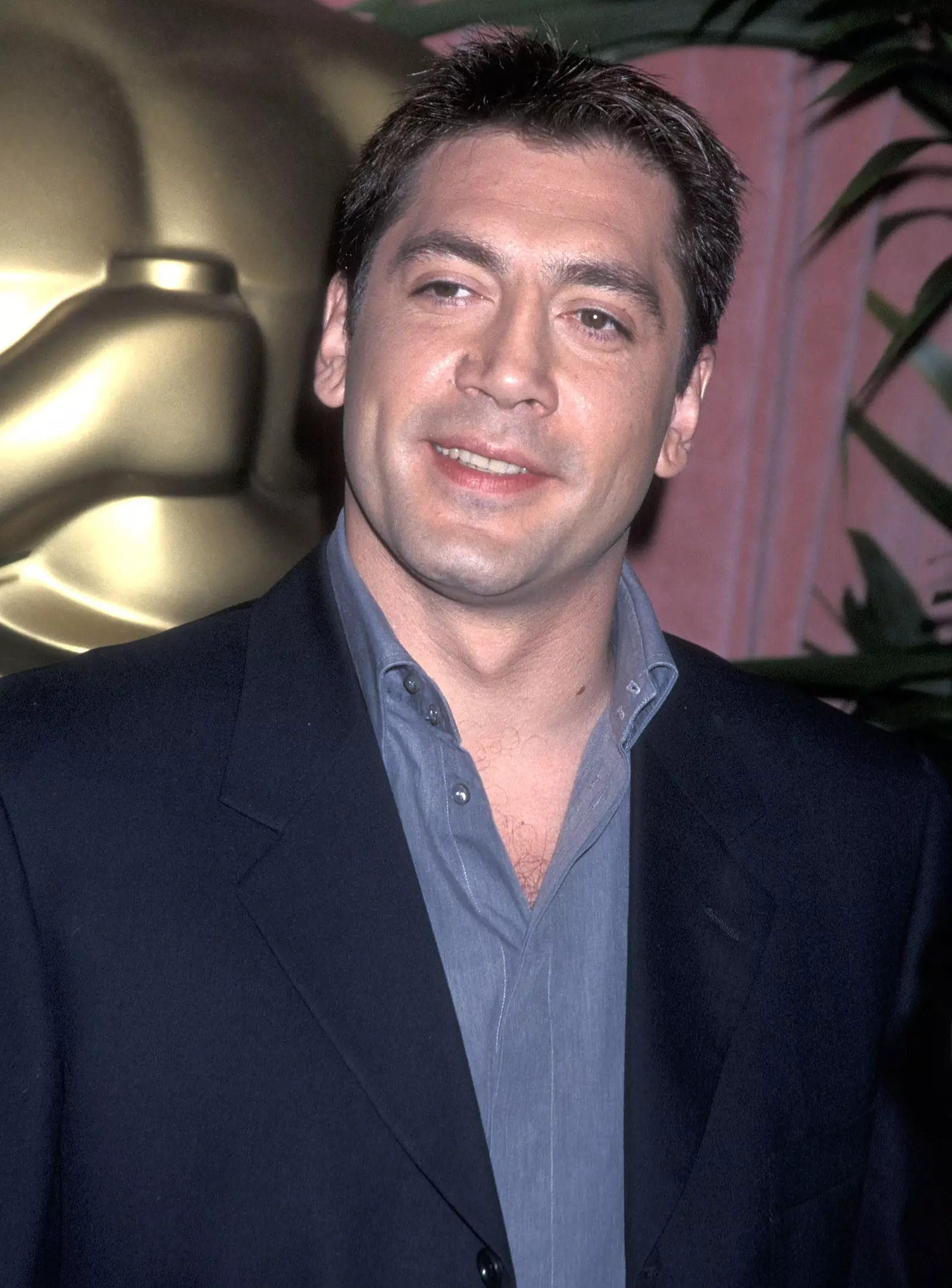 Javier Bardem under Oscar-nominerte lunsjen i 2001.