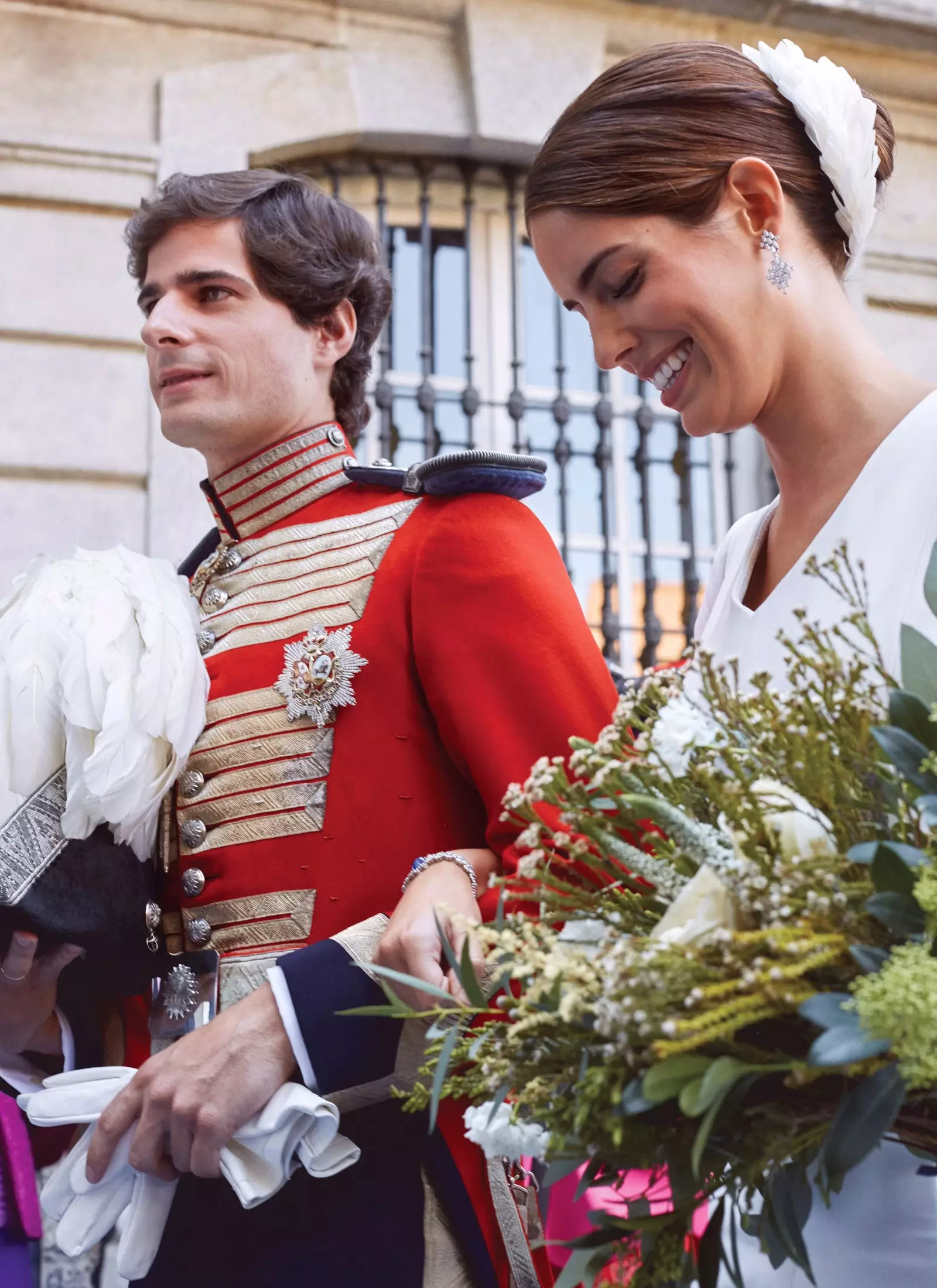 Fernando FitzJames agus Sofía Palazuelo ar lá a bpósta.