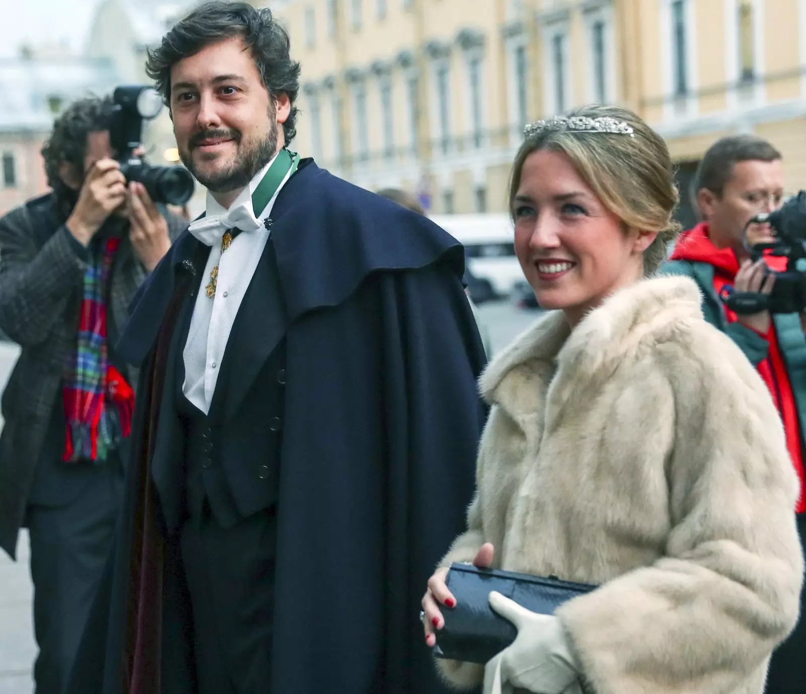 Borja Casans و Castillejo de Arteaga مع Alejandra Castellanos Tassara.