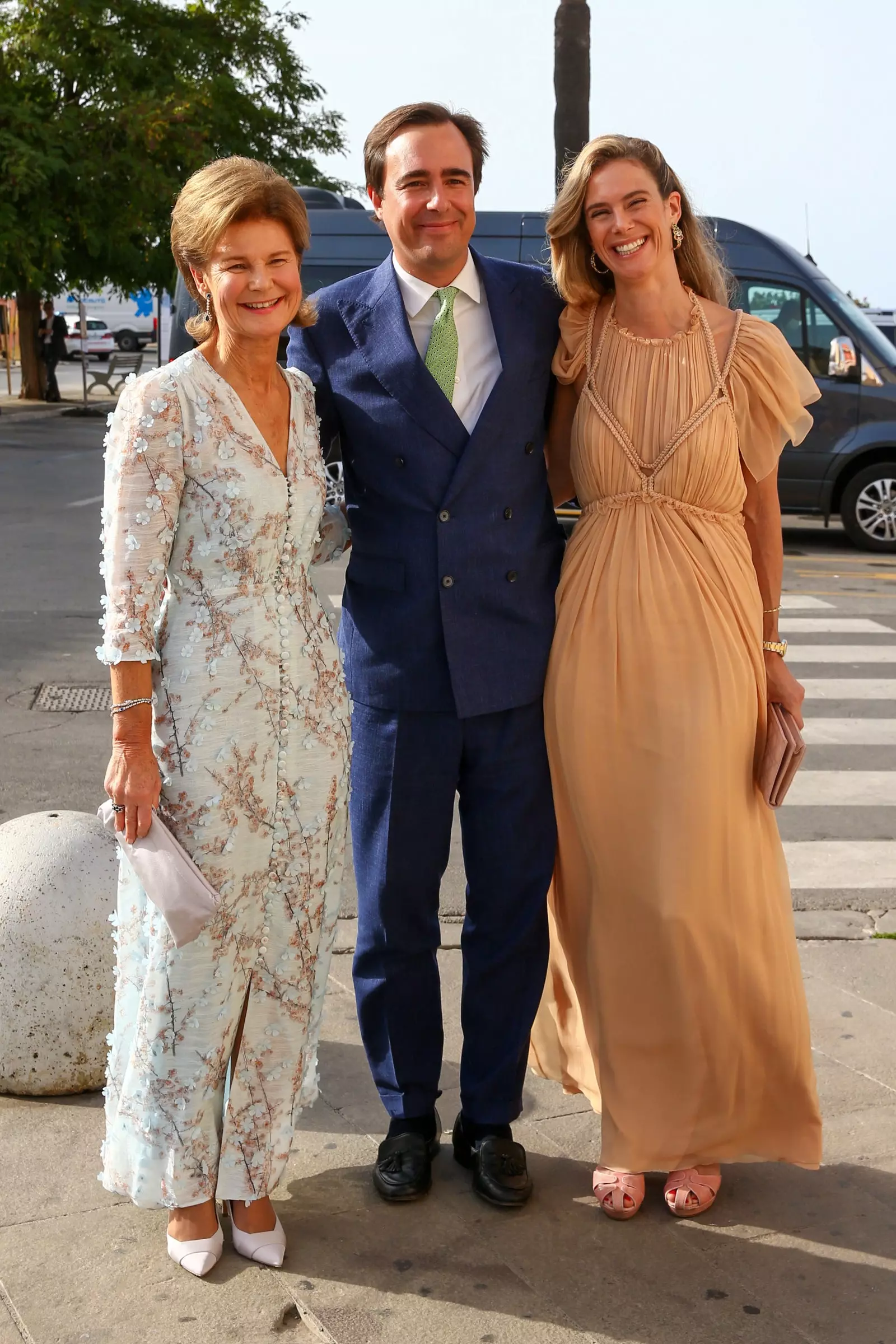 Avec Maria Annunciata et son mari Emanuele Musini.