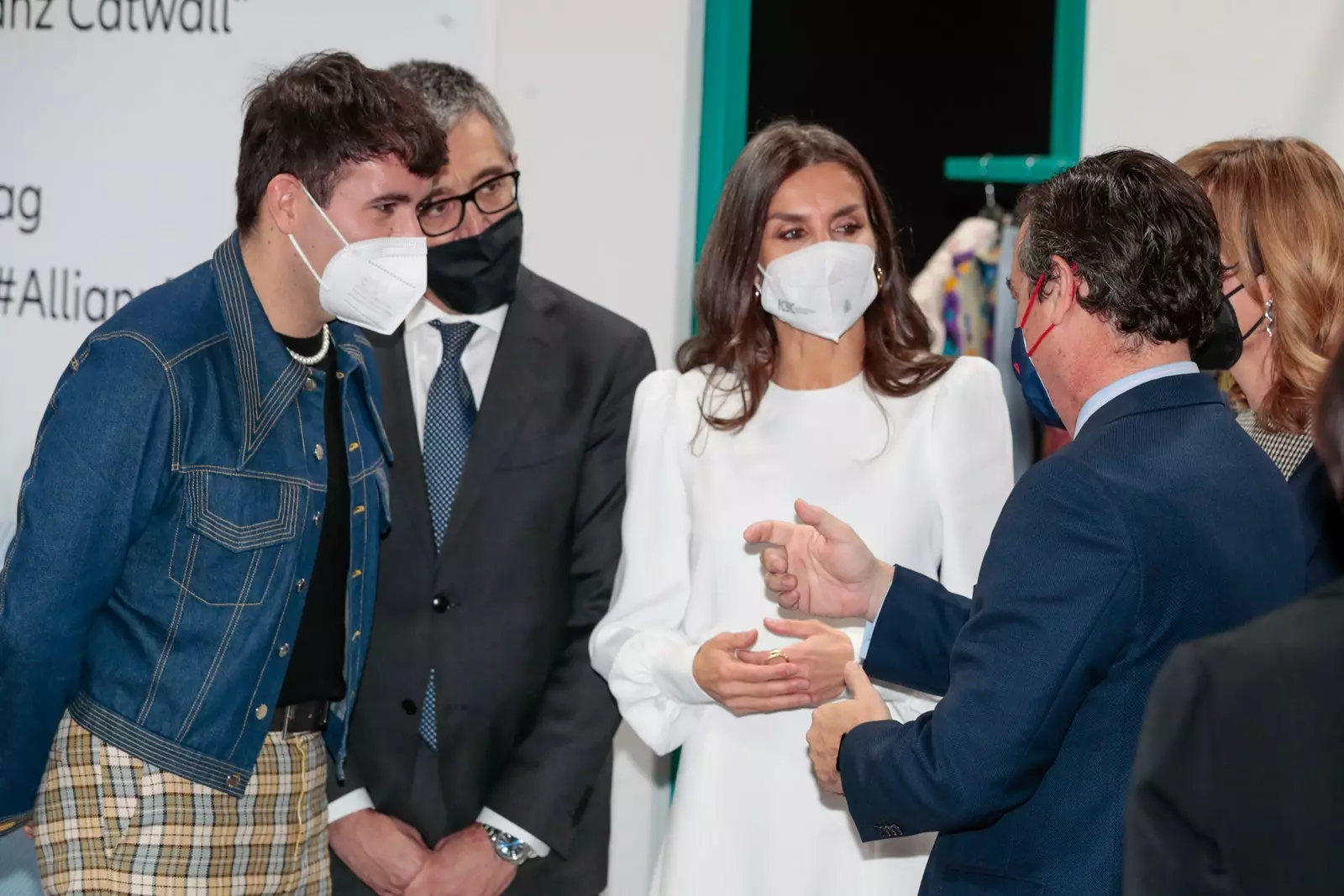 Η βασίλισσα Letizia επισκέπτεται το MBFWM