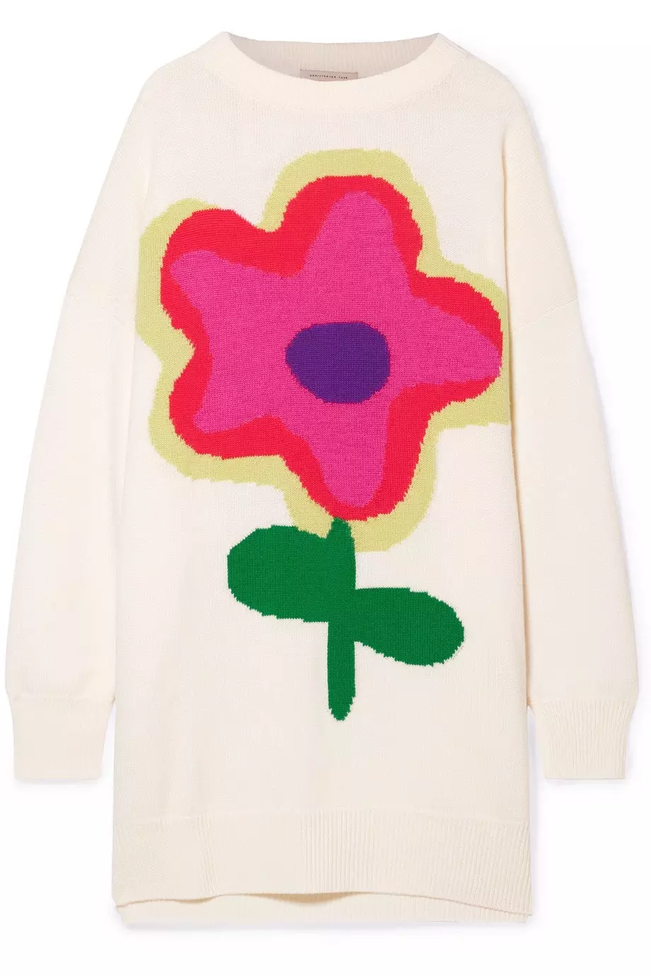 Pull à fleurs Christopher Kane